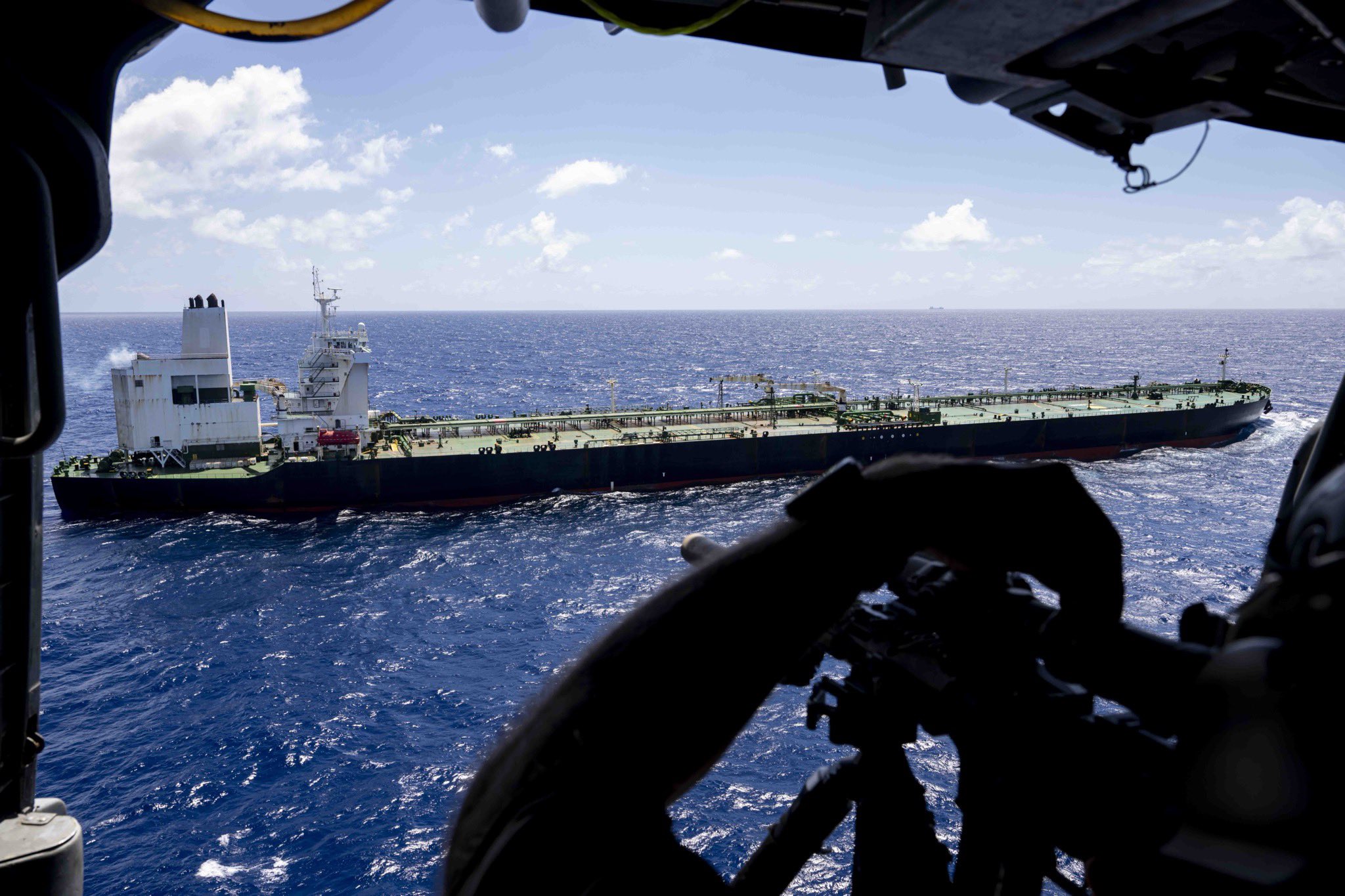 U.S. Forces Board Sanctioned Tanker Bertha in Indian Ocean and Capture ...